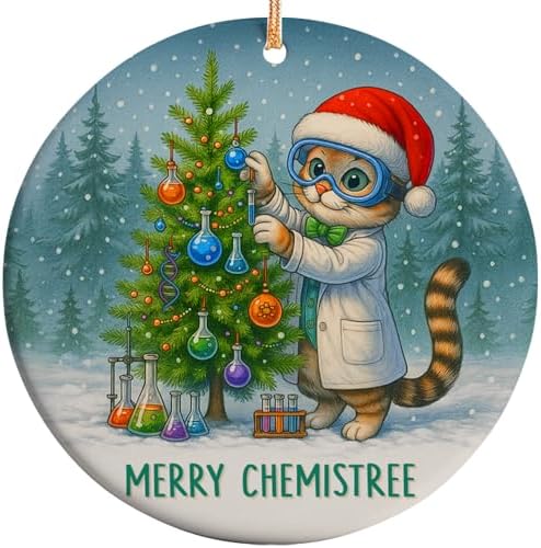 Amazon.com: Velyra Christmas Ornament 2025 – Merry Chemistree Ornament ...