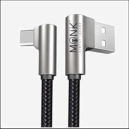 realme 65W SuperDart USB Type C Gaming Cable (Braided, Black) : Amazon ...