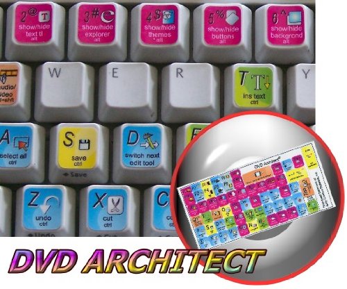 Amazon.com: NEW SONY CREATIVE SOFTWARE DVD ARCHITECT KEYBOARD STICKERS ...
