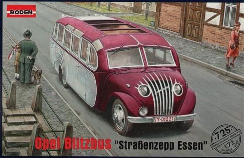 Roden Opel Blitzbus 'Straßenzepp Essen' Military Bus Model Kit : Amazon ...