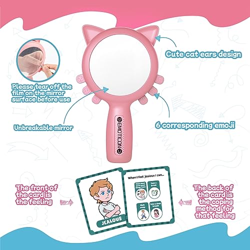 Snapklik.com : See My Feelings Mirror,Shatterproof Mirror For Kids ...