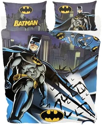 Official DC Comics Batman Double Duvet Cover Set : Amazon.co.uk: Home ...