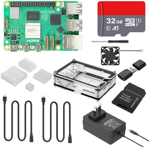 Amazon.com: RasTech Raspberry Pi 4 8GB Starter Kit 8GB RAM with 32GB ...