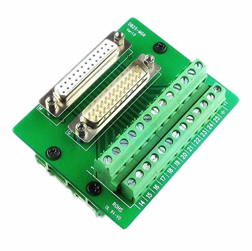 Twinkle Bay DB25 Connector to Wiring Terminal Db25 Breakout Board ...