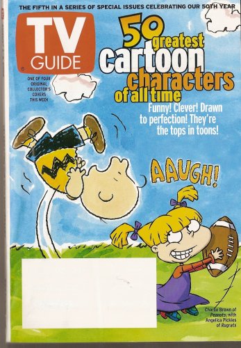 Tv Guide Back Issue 2002 Peanuts Rugrats Cover Greatest Cartoons ...