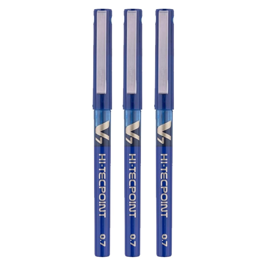 Pilot Hi-Tecpoint V7 0.7mm Fine Point Pure Liquid Ink Roller Ball Pen ...
