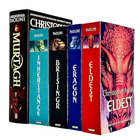 Christopher Paolini 5 Books Collection Set (Eragon, Eldest, Brisingr ...