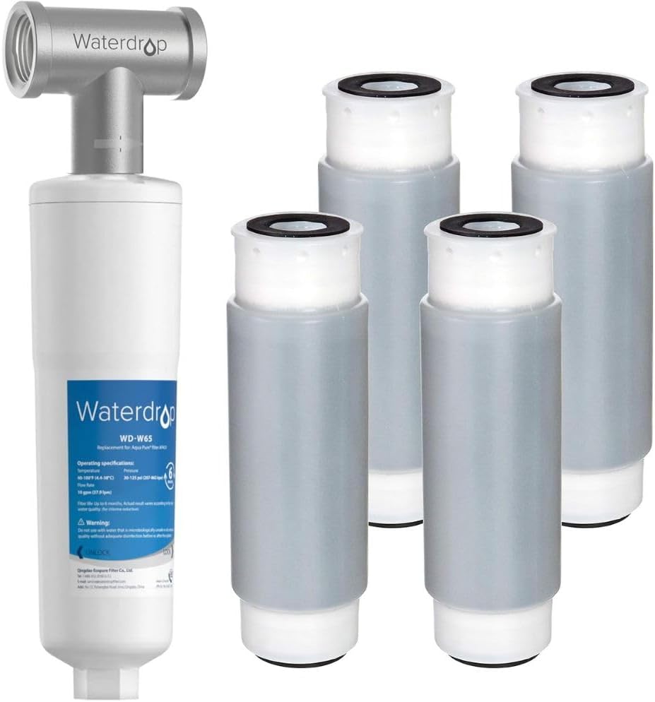 Waterdrop AP431 AP430SS Whole House Scale Inhibitor Filter, Heater ...