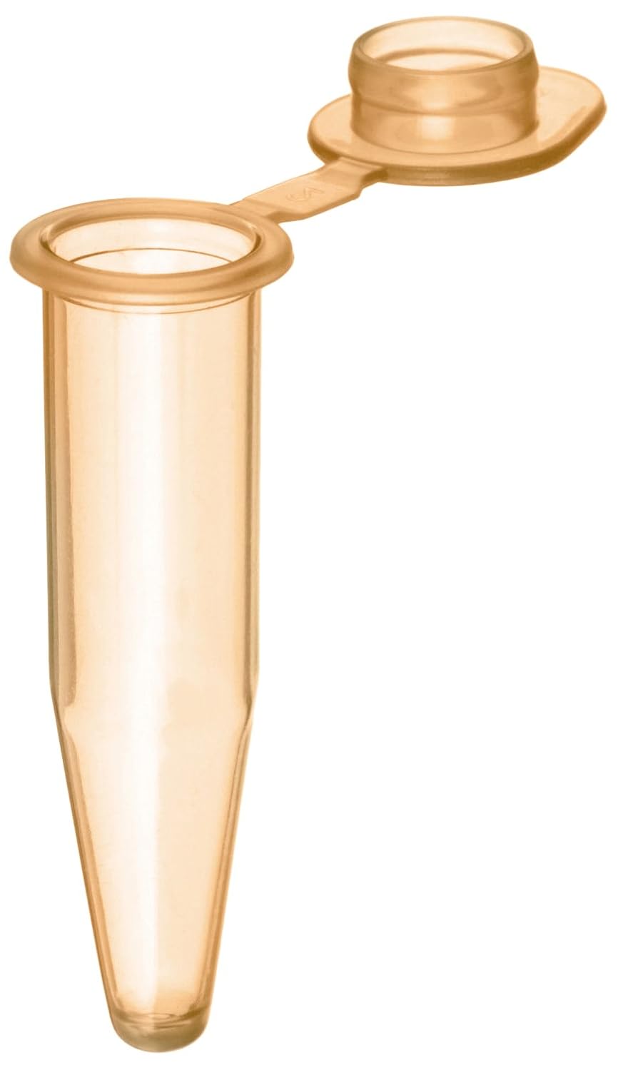 MBP Thin-Wall PCR Individual Tubes with Flat Caps, Orange, 0.5ml ...