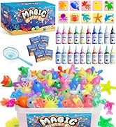 Amazon.com: Magic Water Elf Toy Kit - Aqua Art Water Fairy Gel Kit for ...