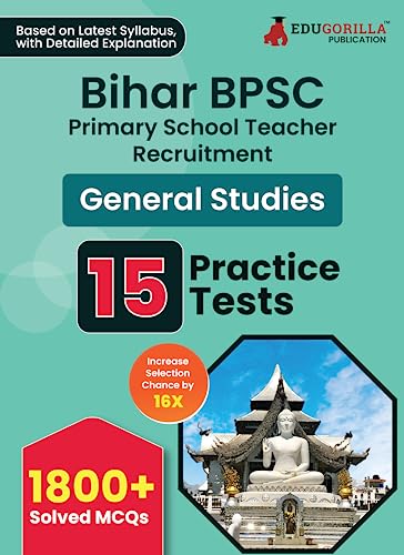 Bihar BPSC Primary School Teacher - General Studies Book 2023 (English ...