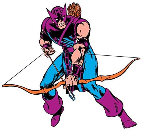 Amazon.com: 9 Inch Classic Vintage Hawkeye Hawk Eye Marvel Avengers ...