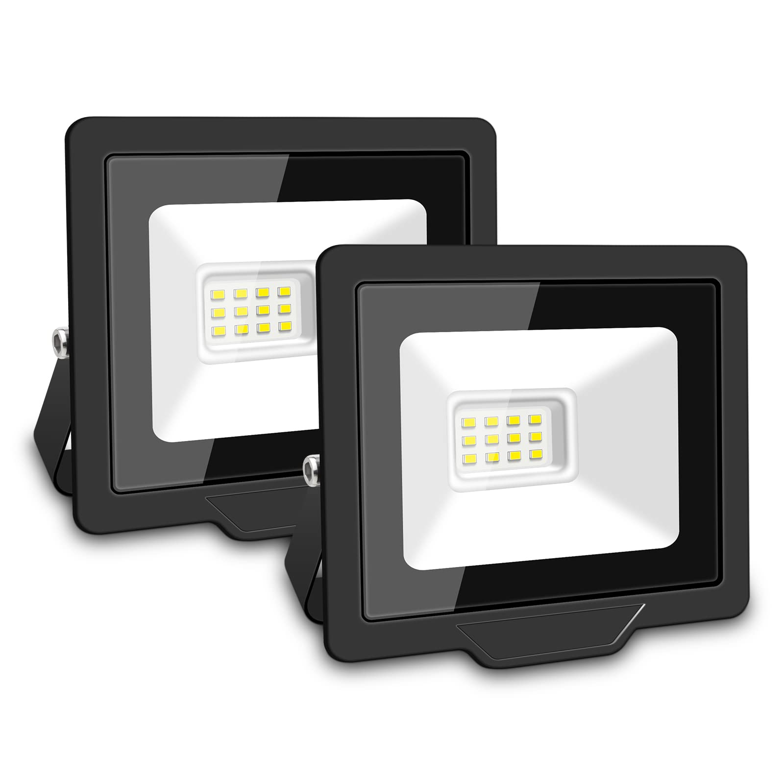 SKYWORLD LED Outdoor Spotlight, 2 Pieces, 10 W, 1000 LM LED Floodlight ...
