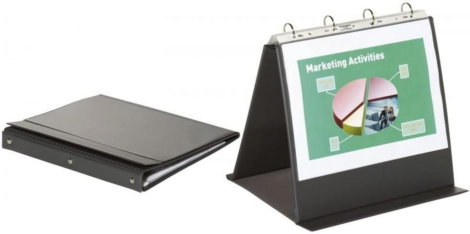 Durable Economy Table Top Presenter | A4 Landscape | Anthracite Grey ...