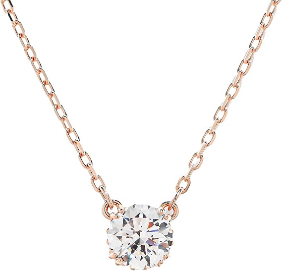 Amazon | スワロフスキー SWAROVSKI ネックレス レディース Constella コンステラ ラウンドカット ペンダント ...