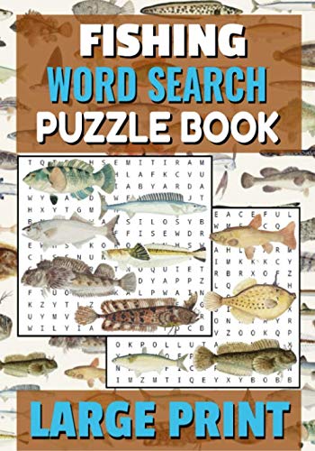 Fishing Word Search Puzzle Book: Word Searches with Large Print about ...