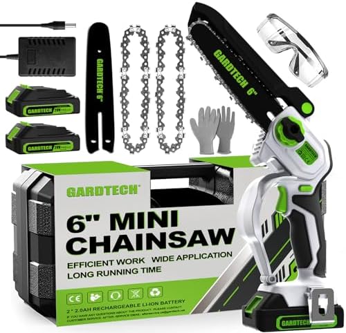 Amazon.com: Mini Chain Saw Cordless 6 Inch Electric Small Chainsaw with ...