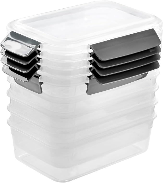 Amazon.com: YORY BPA Free nestable food storage containers with lids ...