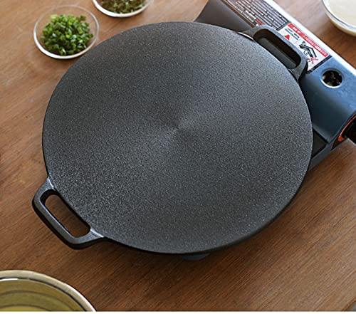 Snapklik.com : Bruntmor Pre Seasoned Cast Iron 12 Inch Crepe Pan Set ...