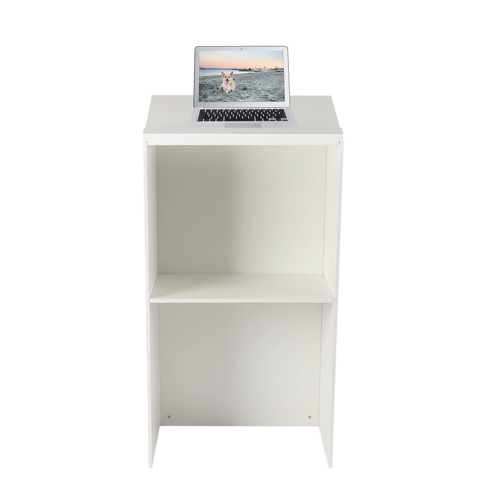 Amazon.com : Floor Standing Presentation Podium,Stand Reception Desk ...