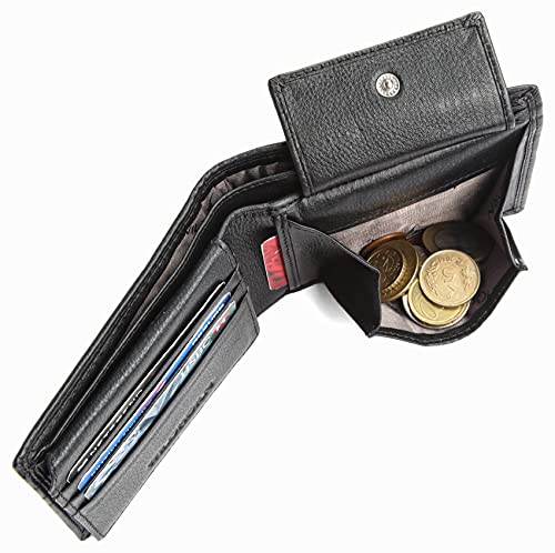 Buy WILDHORN Classic Black Leather Wallet for Men at Amazon.in