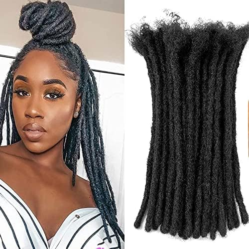 Amazon.com : 0.8cm Diameter Loc Extension 100% Human Hair Dreadlock ...
