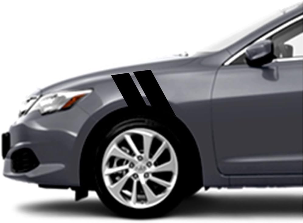 Amazon.com - Fender Hash Mark Bars Racing Stripes Vinyl Sport Graphic ...