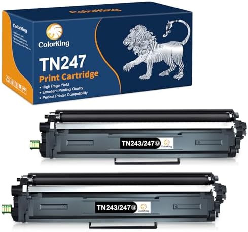 Brother TN-243BK Toner Cartridge, Black, Single Pack, Standard Yield ...