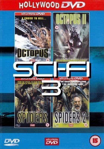 Spiders + Spiders 2 + Octopus + Octopus 2 - 4 Creature features DVD ...