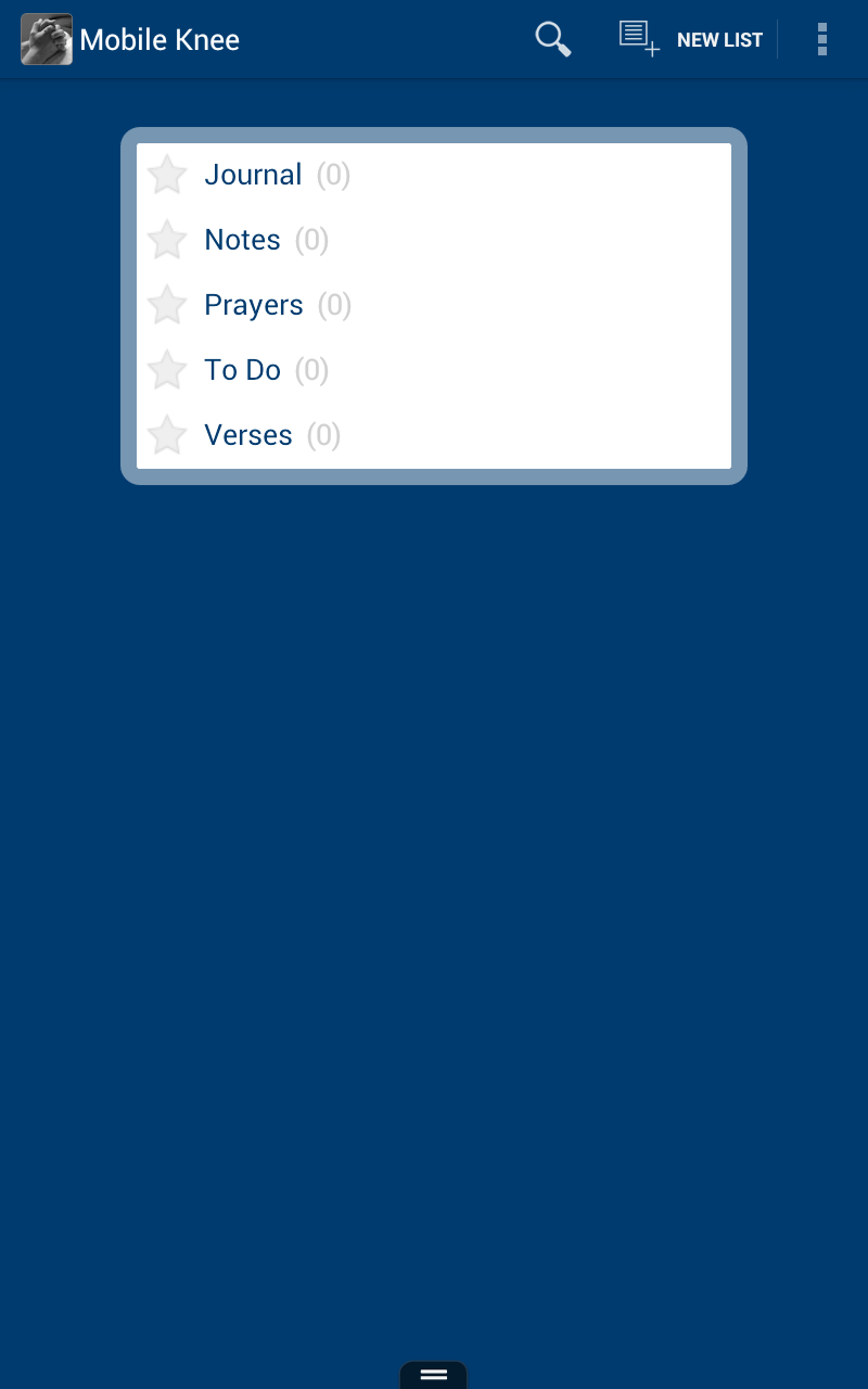 Mobile Knee - Prayer List - App on Amazon Appstore