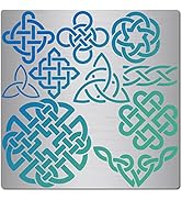 GORGECRAFT Metal Gothic Font Lettering Stencil Stainless Steel Old ...