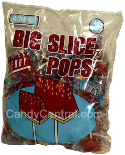 Amazon.com : Big Slice Pops Peach - Albert & Son : Suckers And ...