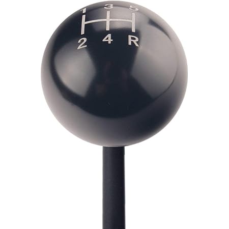 Amazon.com: DEWHEL Round Ball Manual Gear Stick Shift Knob 5 Speed ...