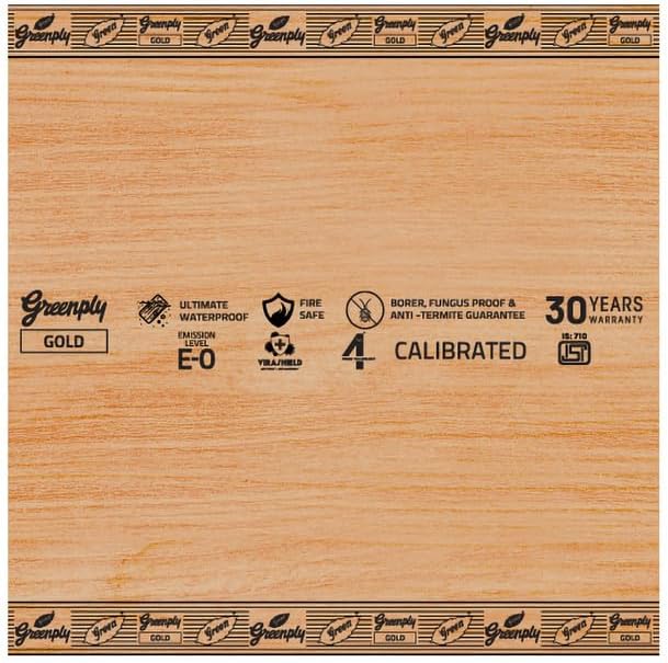 Greenply Gold 2.0 Plywood | Water & Fire Protection | IS 710 & CARB ...