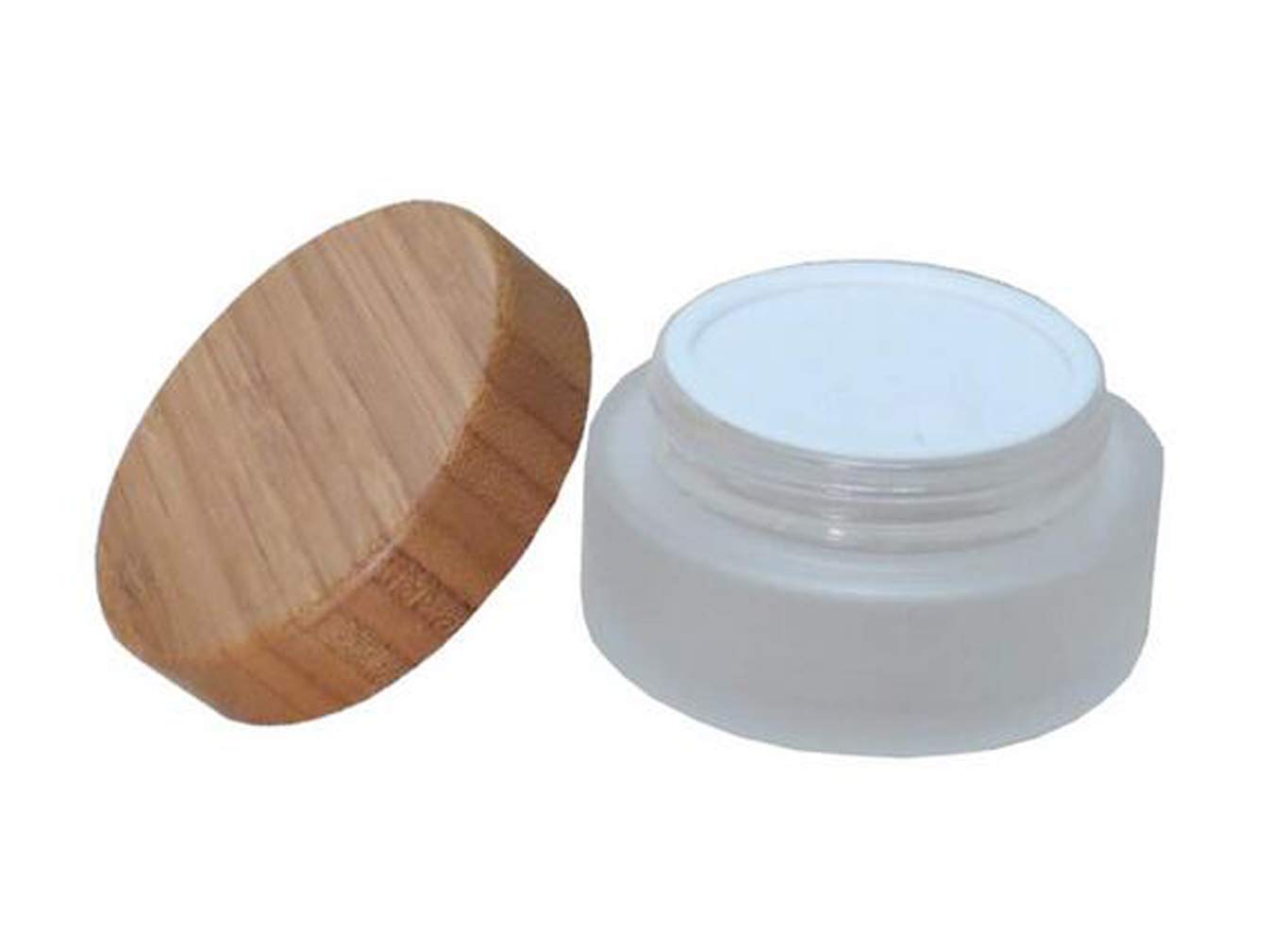 Amazon.com: 1PCS 100ML/ 3.4OZ Frosted Glass Cream Bottle with ...