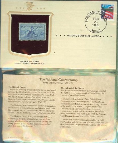 Amazon.com: Historic Stamps of America The National Guard Stamp Issue ...