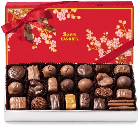 Amazon.com : See's Candies 1 lb Lunar New Year Assorted Chocolates ...