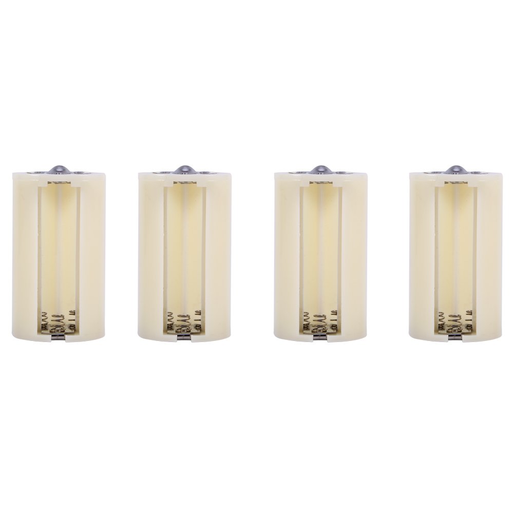 Amazon.com: 4Pcs Universal 3 AA to D Size Cell Parallel Battery ...