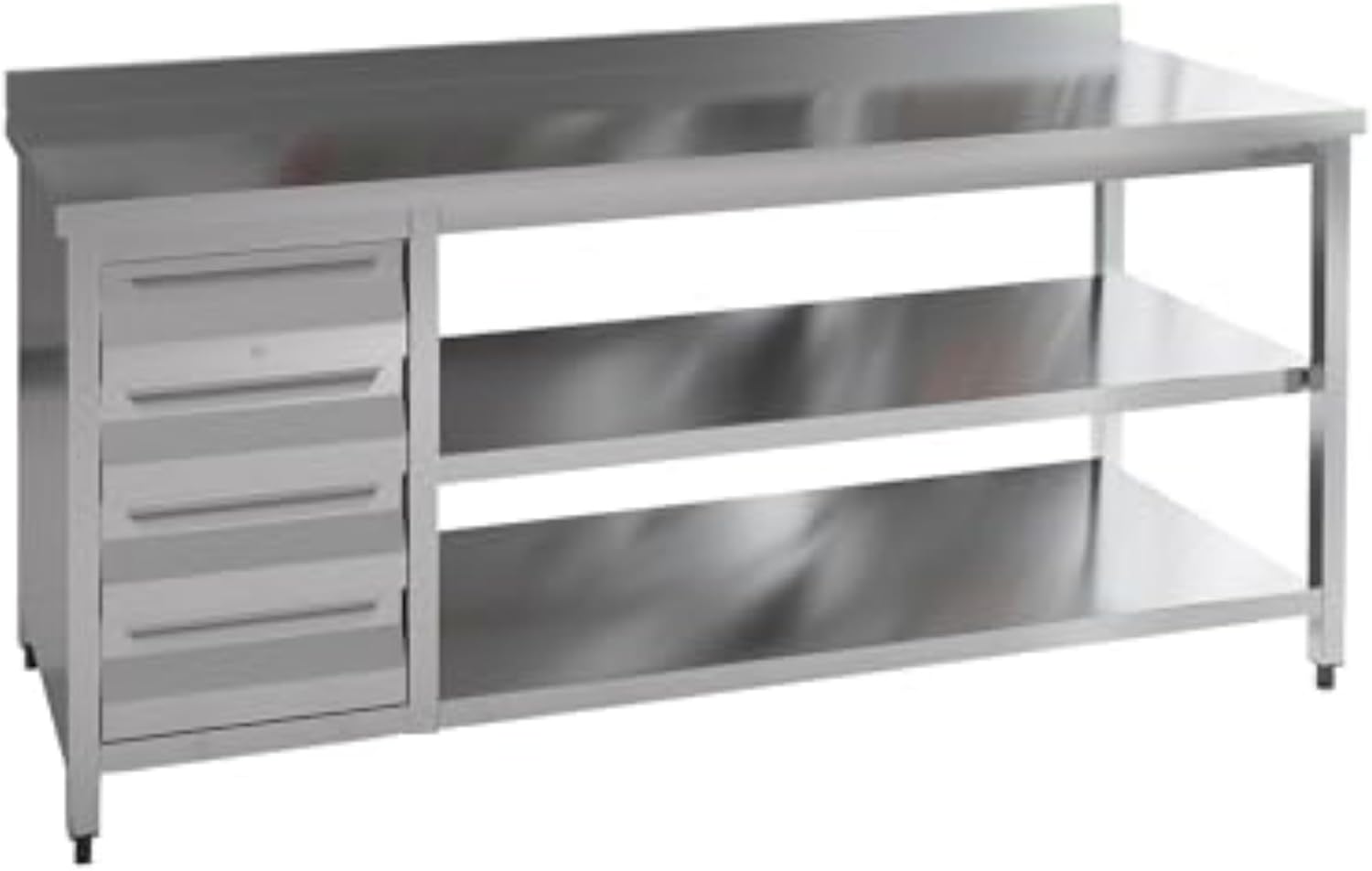 Amazon.com: Stainless Steel Prep Table with Drawers - Commercial ...