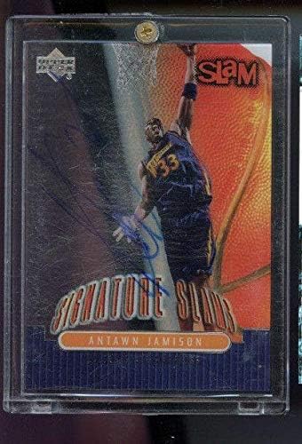 2000-01 Signature Slams Antawn Jamison RC Signed Autograph Card Auto ...