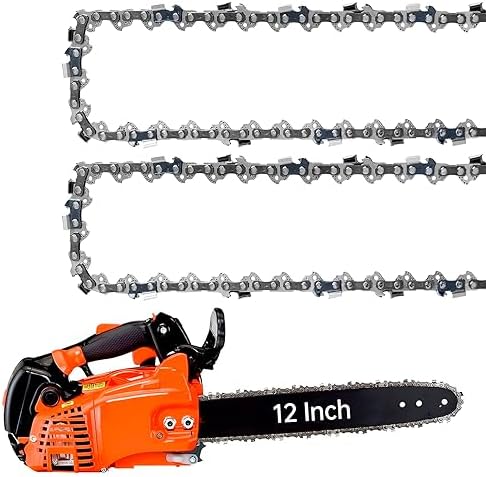 Amazon.com: 4 Pack 8 Inch Chainsaw Chain 3/8" LP Pitch .050" Gauge 33 ...