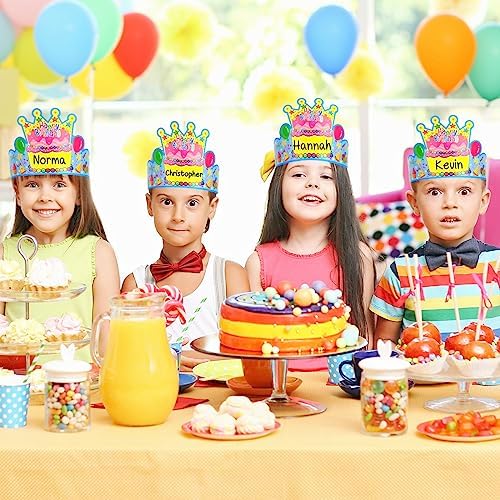 Amazon.com: MADOO CITRUS 36 Pack Happy Birthday Hats for Kids Student ...