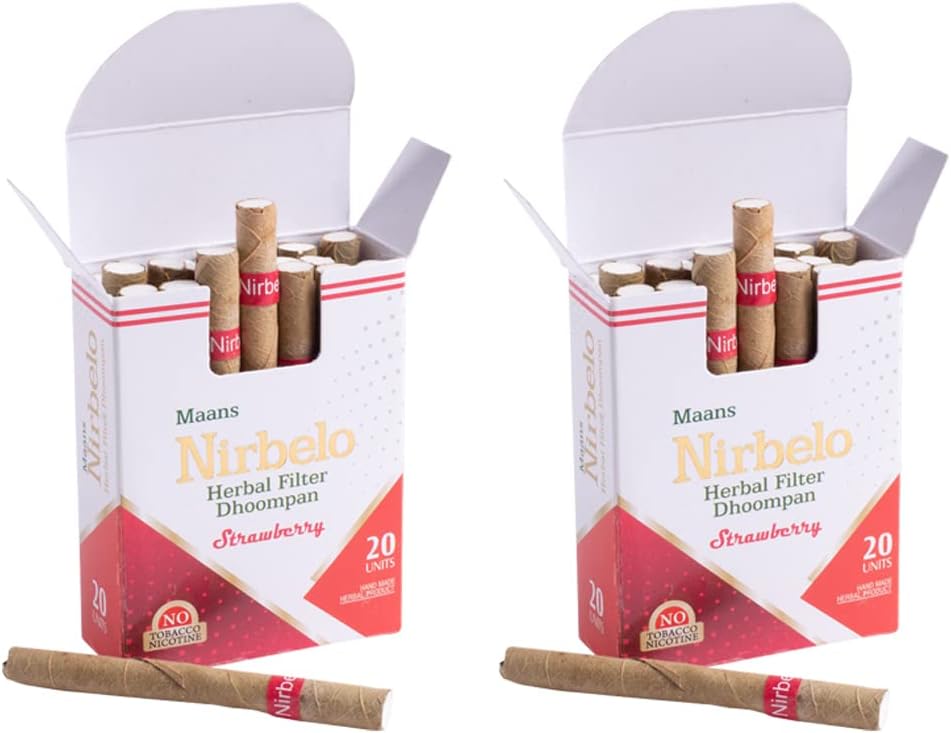 Amazon.com: Nirbelo Herbal Filter Dhoompan, Tobacco and Nicotine Free ...