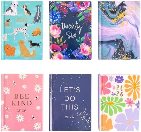 evelay 2026 Dairy A5 Week To View Full Year Fancy Planner Organiser ...