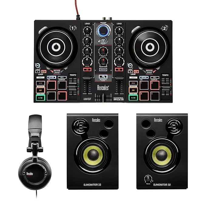 Starlight USB DJ Controller with Serato DJ Lite Software, 15-Watt ...