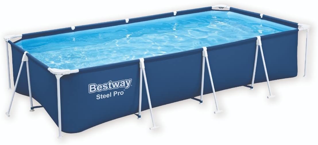Bestway Steel Pro Max | Metal Frame Above Ground Pool, Family Outdoor ...