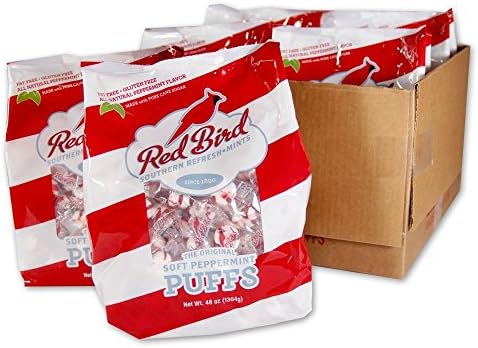 Amazon.com : Red Bird Soft Peppermint Candy Puffs, Mints Individually ...