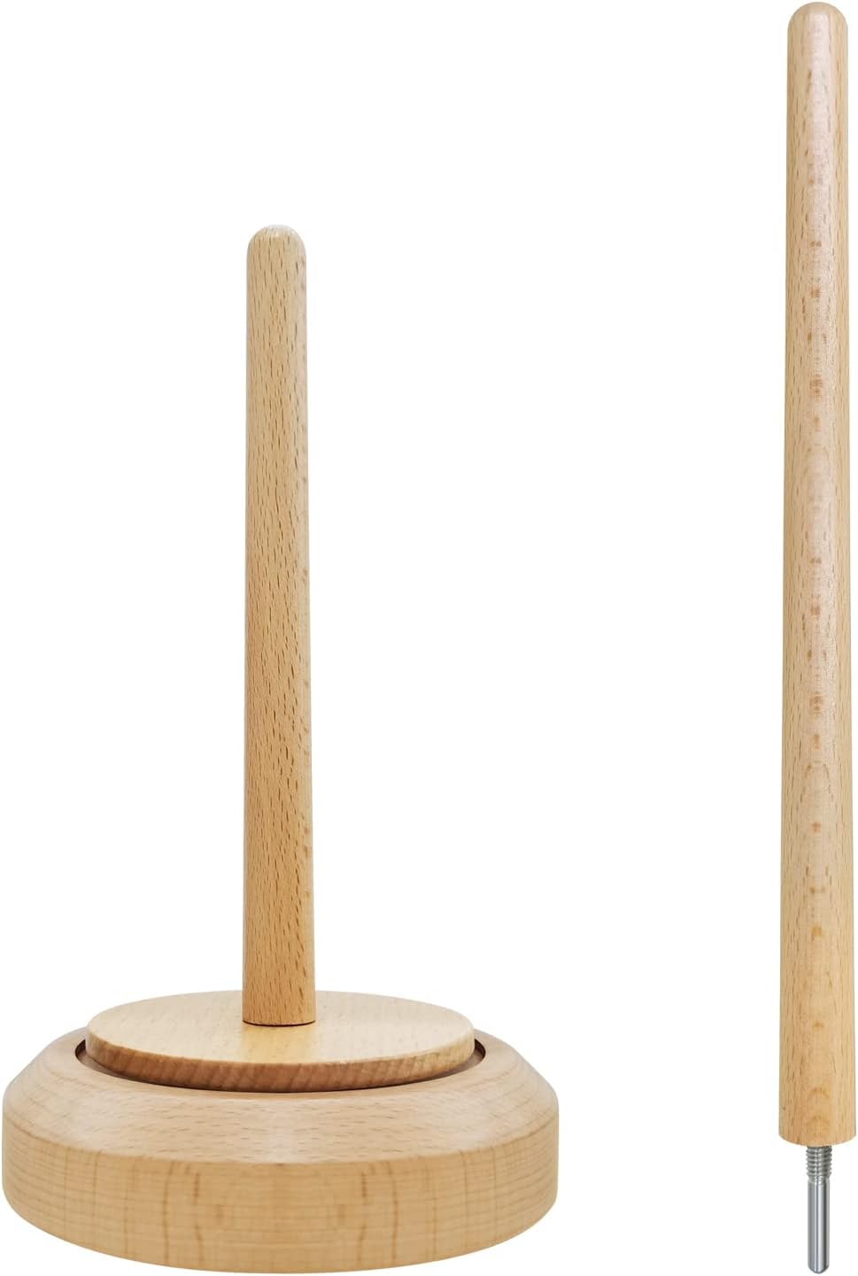 Wooden Yarn Holder Dispenser for Crocheting, Yarn Ball Holder for ...