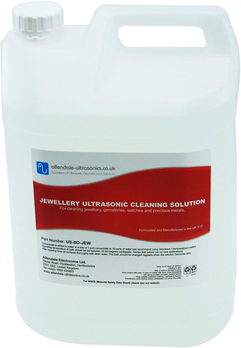 Allendale Ultrasonics Jewellery and Precious Metal Concentrated ...