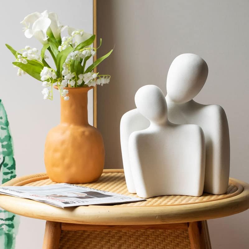 Amazon.com: BANOMII Abstract Couple Statue, Minimalist Couples Bedroom ...